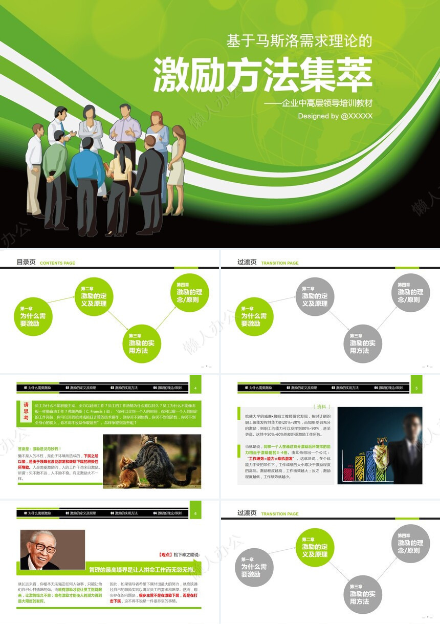 企业中高层领导培训教材通用PPT模板免费下载_懒人办公